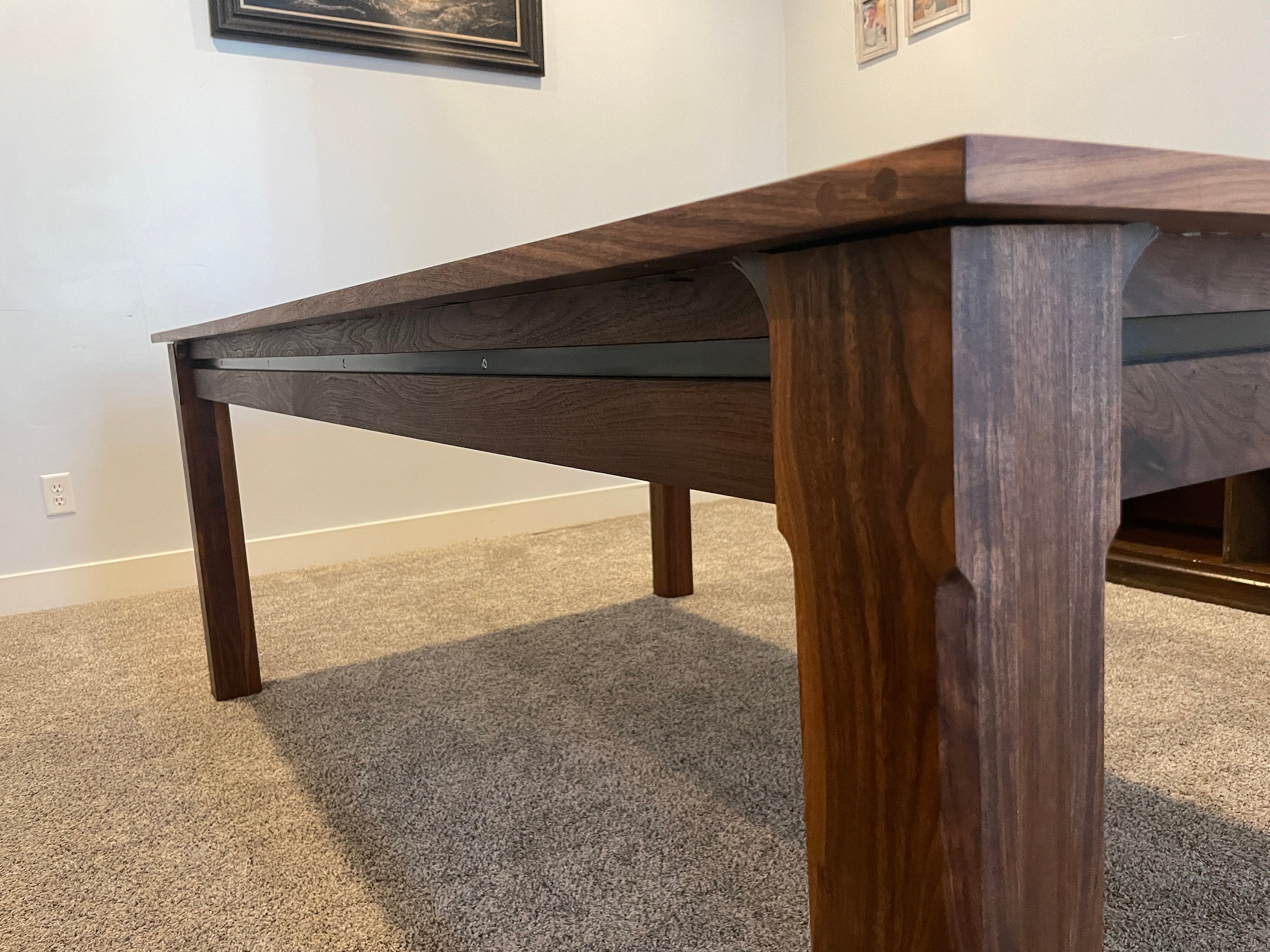 Hand Built Board Game Table With TV Vault, DND, Roleplaying - Etsy