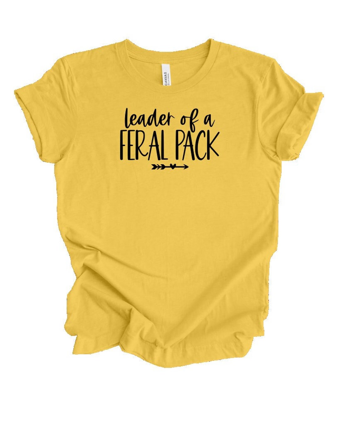 Leader of a Feral Pack T Shirt, Funny Sayings Shirt, Meme Tshirt ...