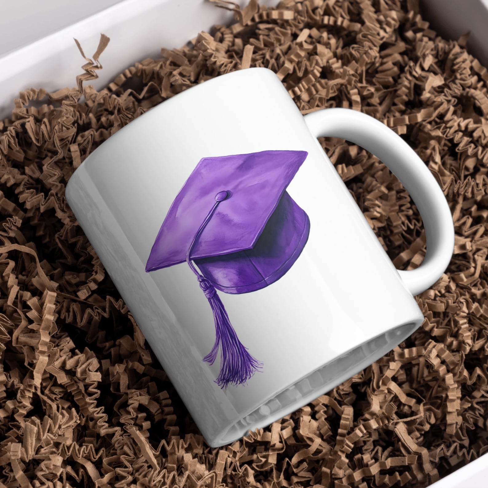 Graduation Day Purple Edition Watercolor Clipart – Purple Gown ...