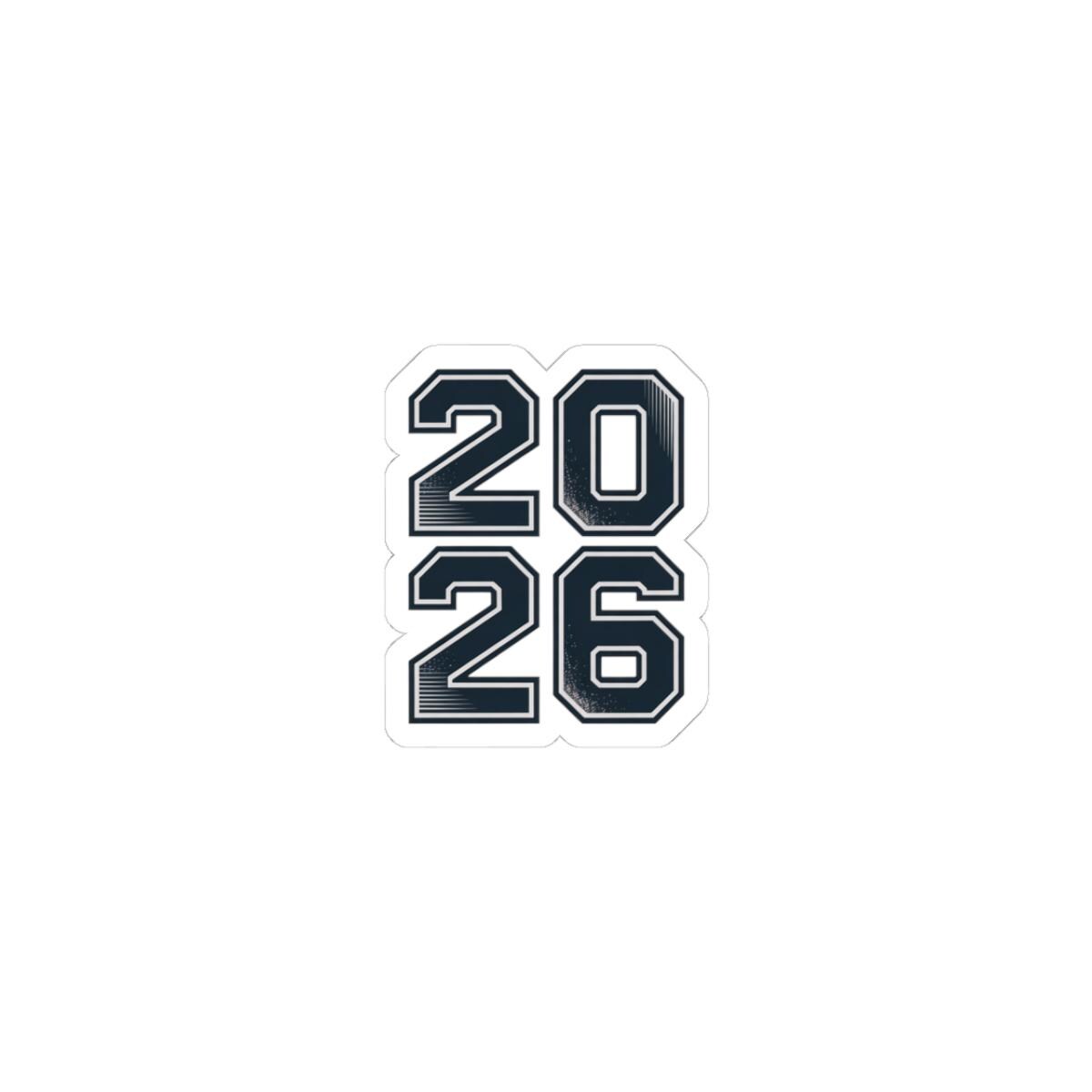 2026 Roman Numerals Sticker | MMXXVI Varsity Number Decal, Class of ...