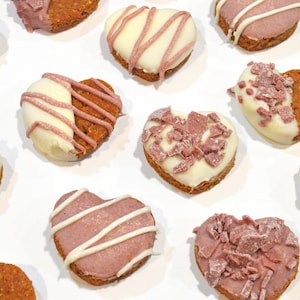 Mini Valentines Dog Biscuits - Etsy