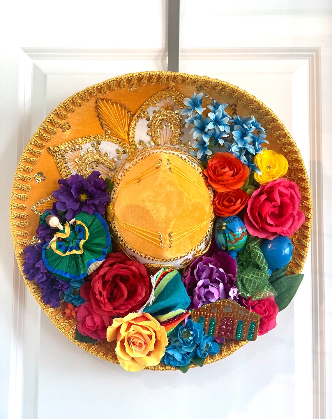 Custom Sombrero Wreath - Etsy