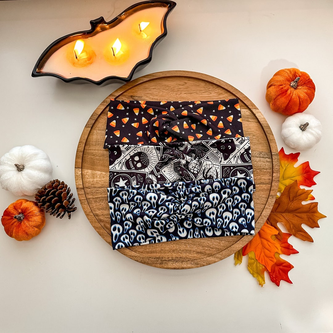 Halloween Candy Corn Spooky Tarot Cards Scream Mask Stretchy DBP ...