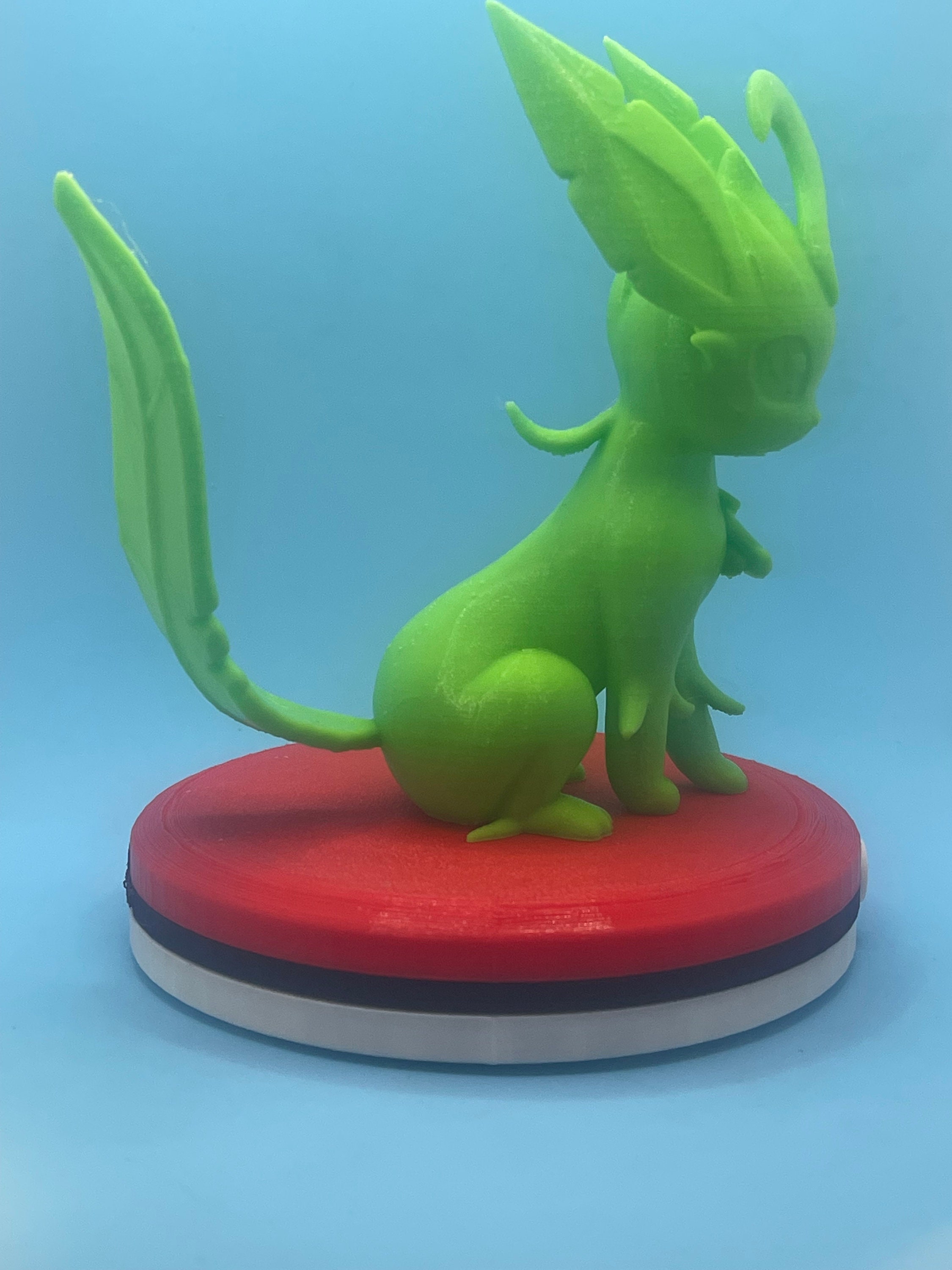 3D Printed Leafeon Figure Pokemon - Etsy