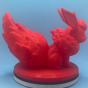 3D Printed Flareon Figure Pokemon - Etsy