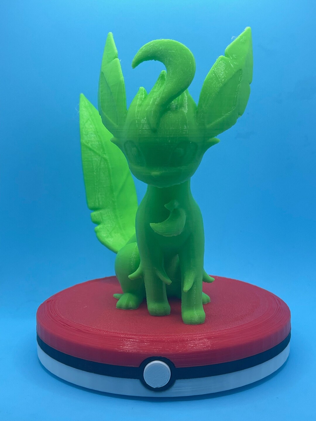 3D Printed Leafeon Figure Pokemon - Etsy