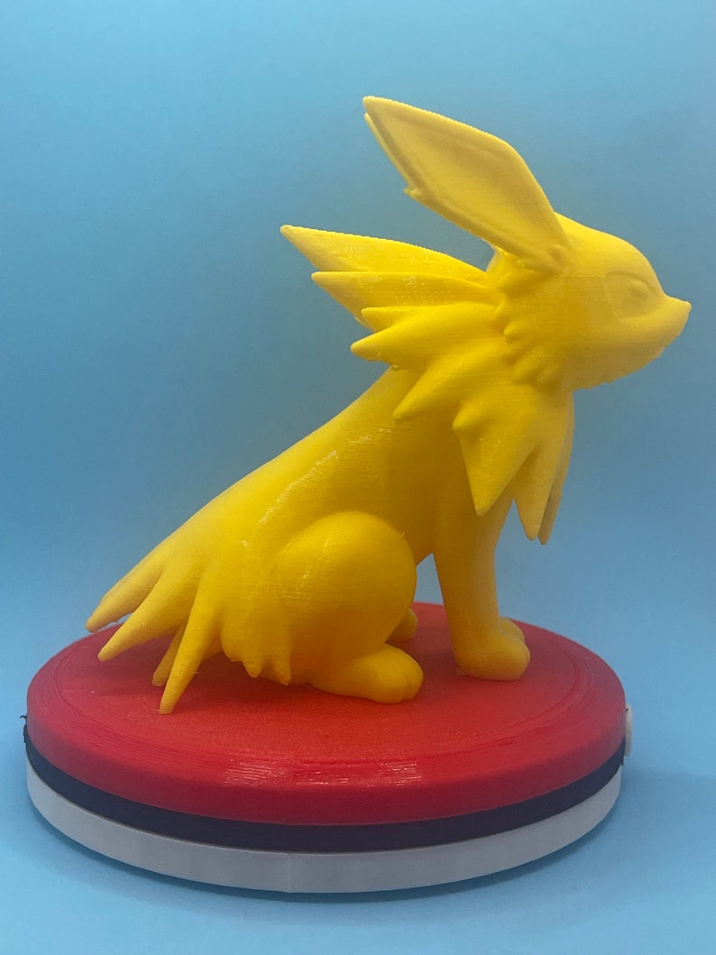 3D Printed Jolteon Figure Pokemon - Etsy