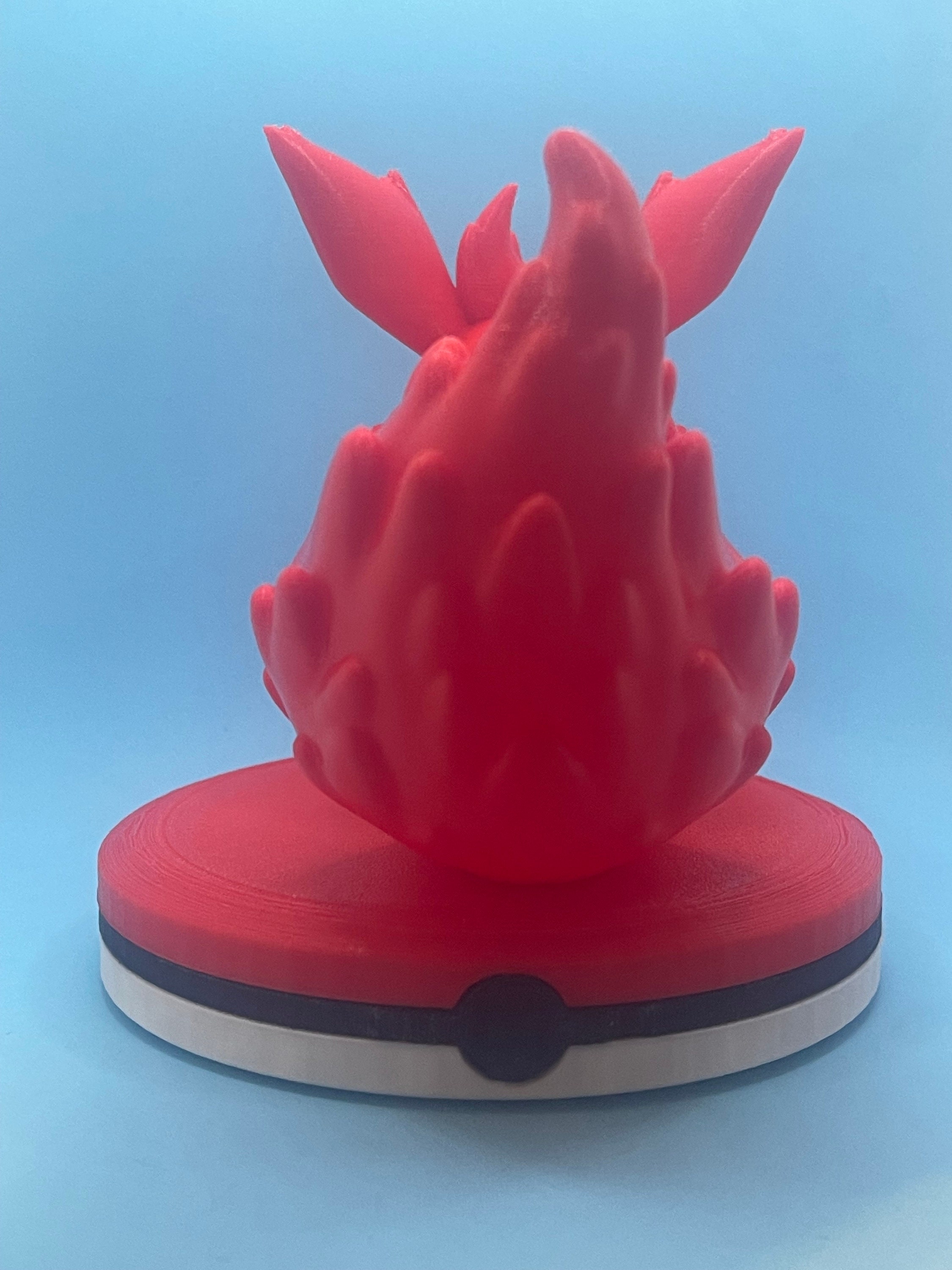 3D Printed Flareon Figure Pokemon - Etsy