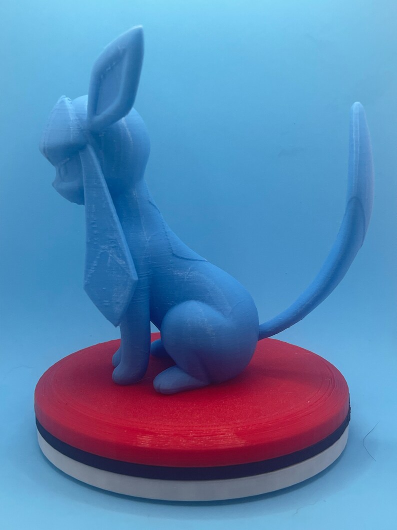 3D Printed Glaceon Figure Pokemon - Etsy