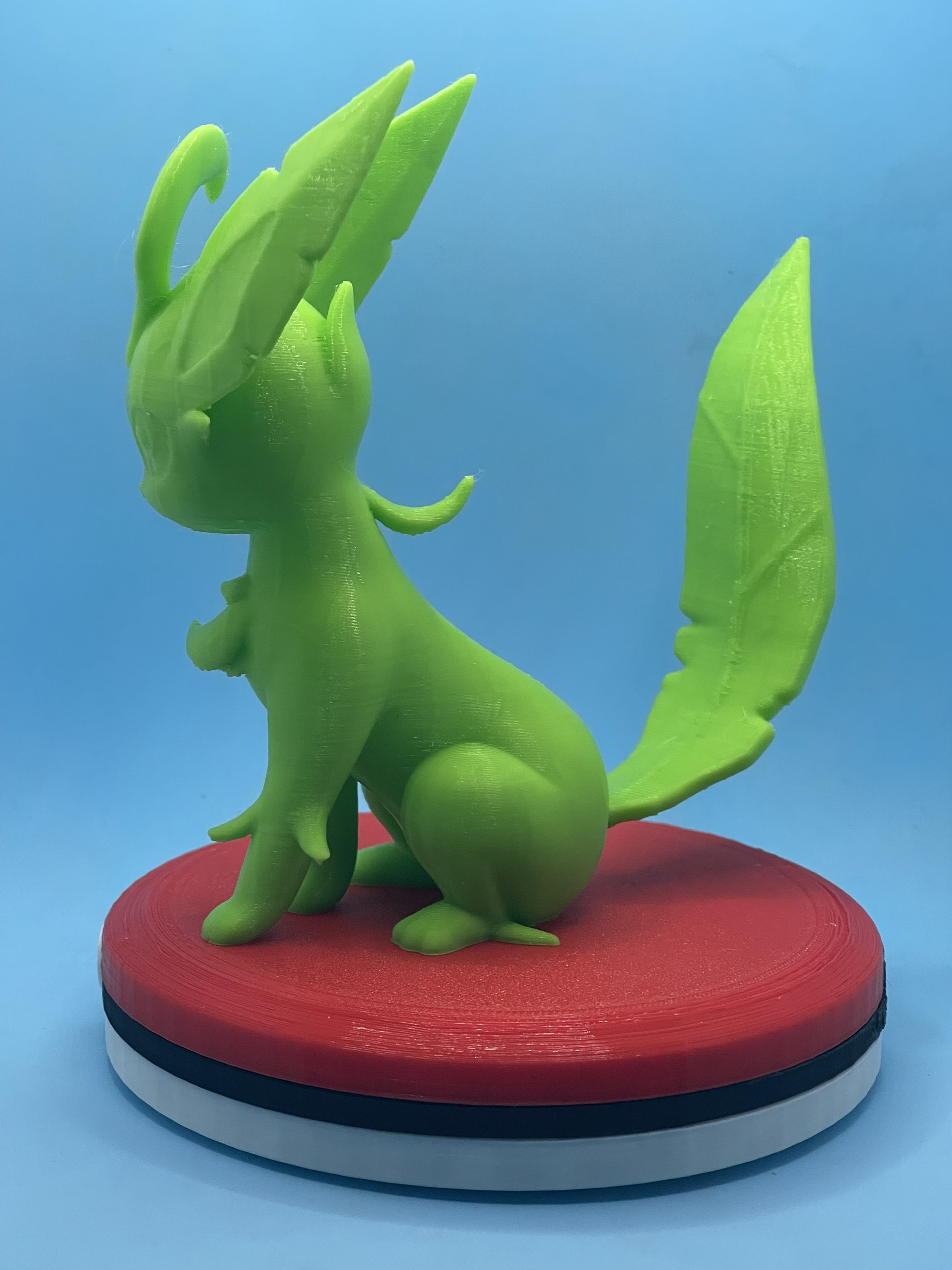 3D Printed Leafeon Figure Pokemon - Etsy