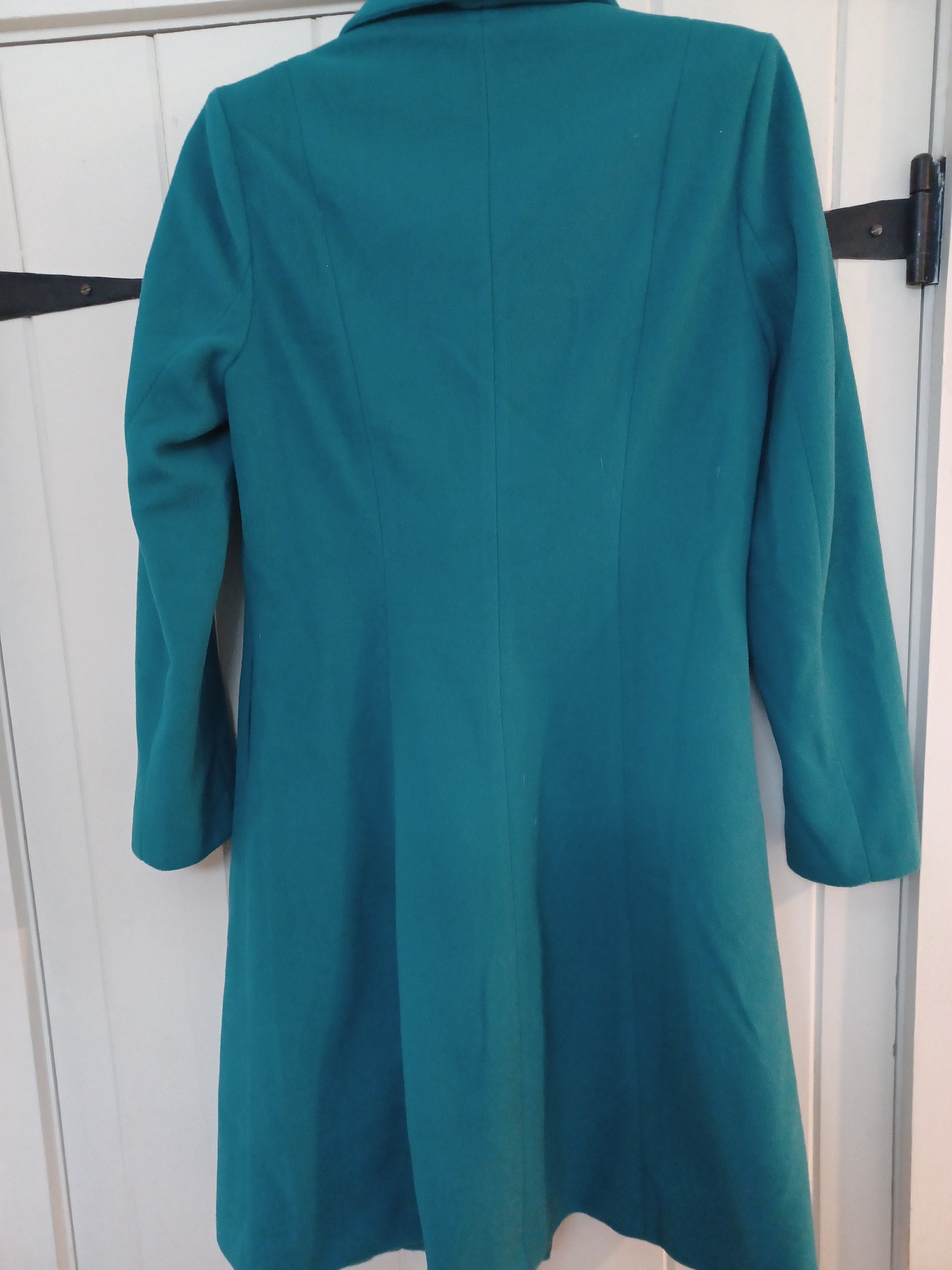 Woman's Teal / Turquoise Blue Coat - Etsy UK