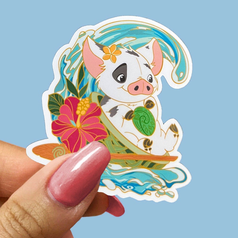 Moana stickers - Etsy México