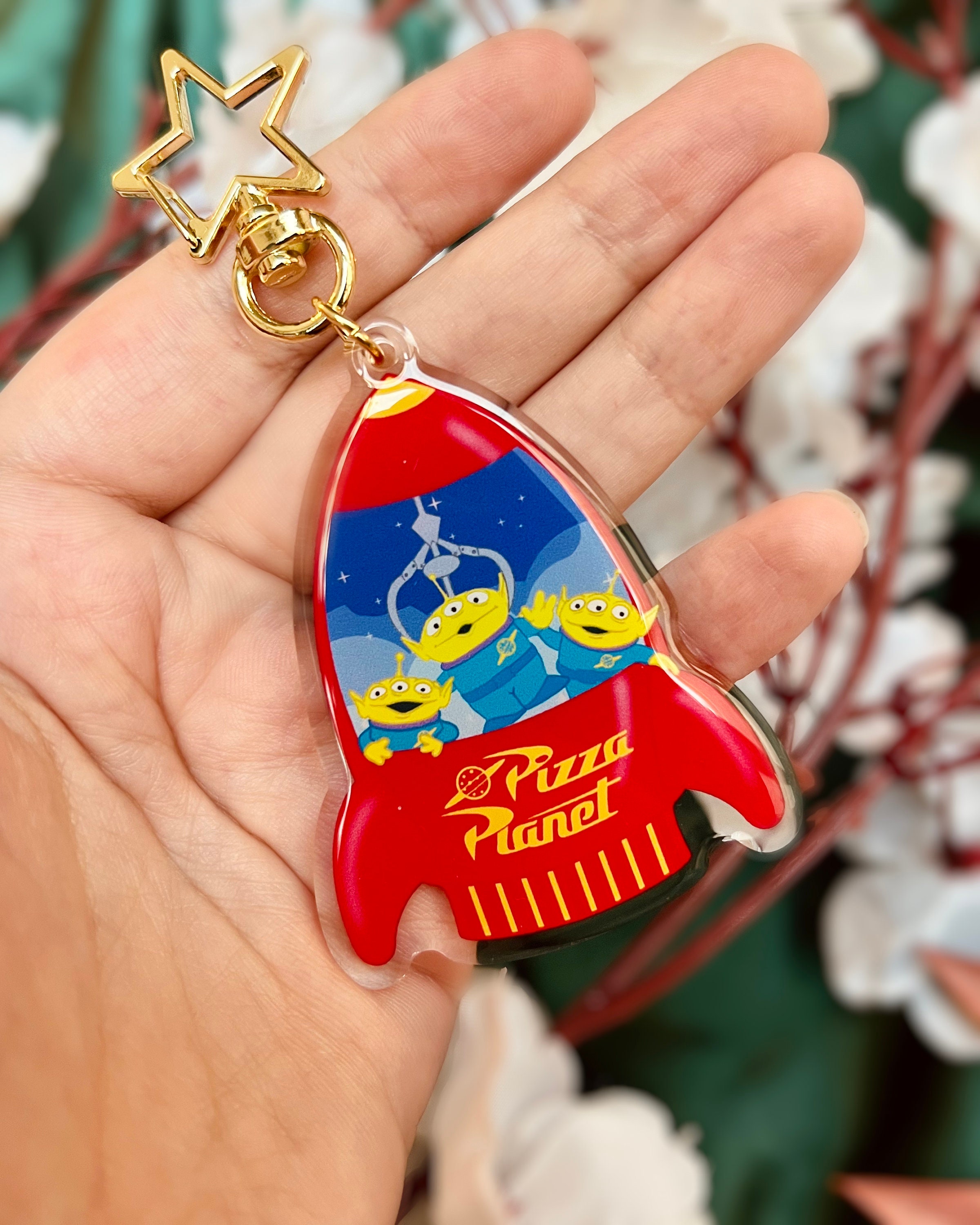 Aliens Toy Story Pizza Planet Keychain | Pixar Keychain | Bag Charm ...