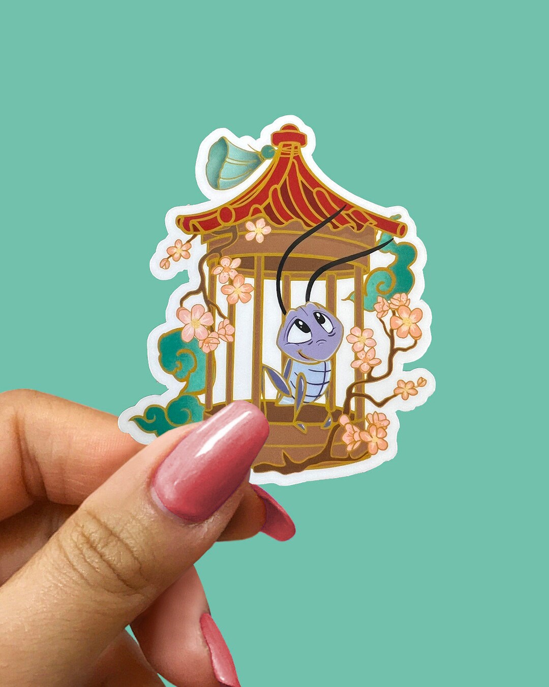 Crikee Cricket Sticker Disney Mulan Sticker Classic Disney Gift ...