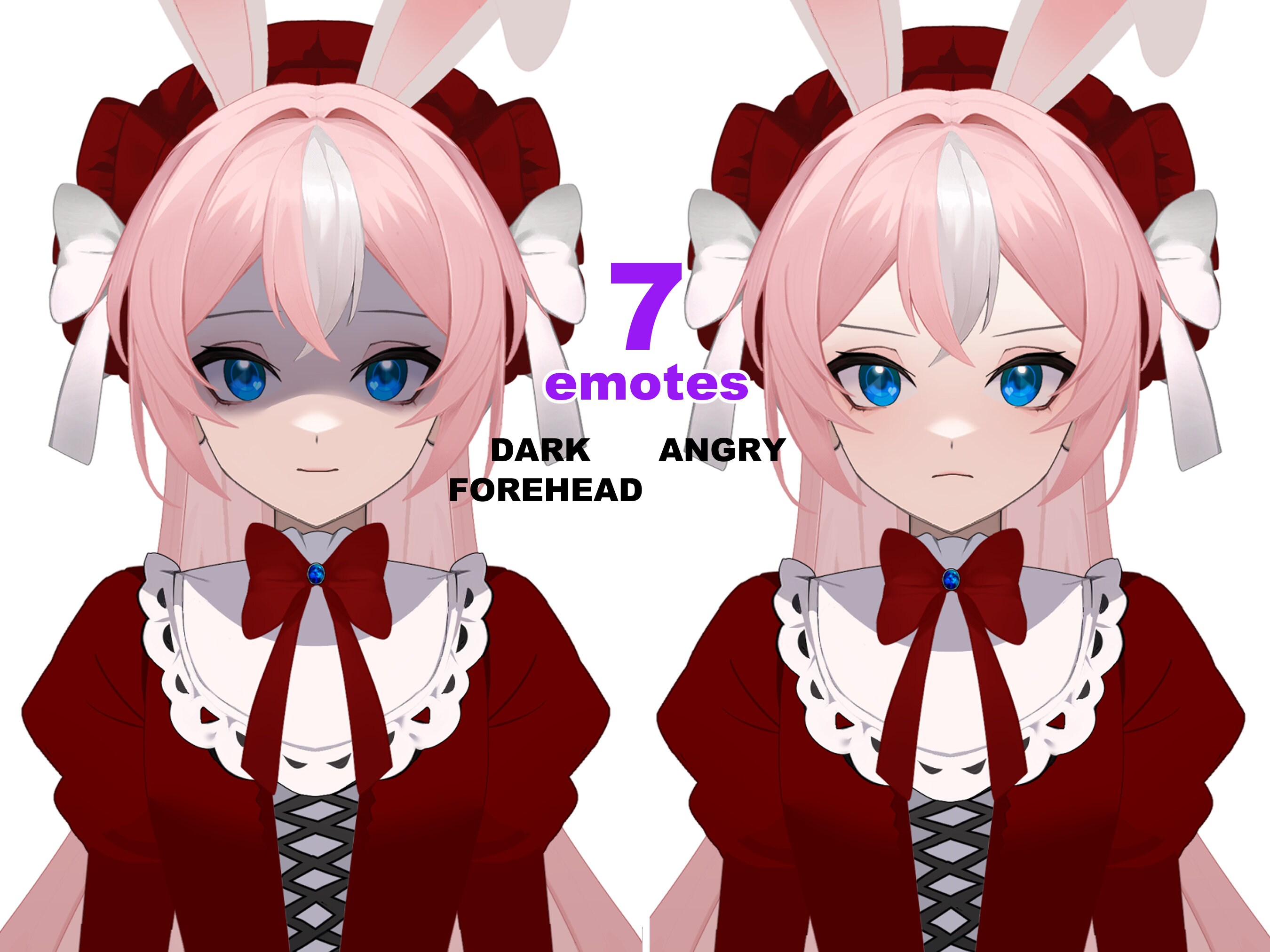 Premade Vtuber Color Customizable 4 Toggle Switches 7 Cute - Etsy UK