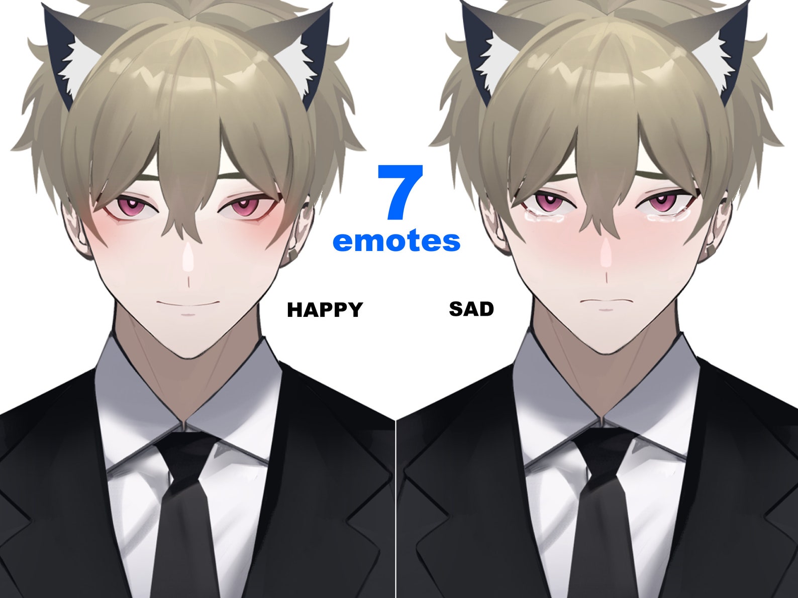 Premade Vtuber Color Customizable 4 Toggle Switches 1 - Etsy Canada