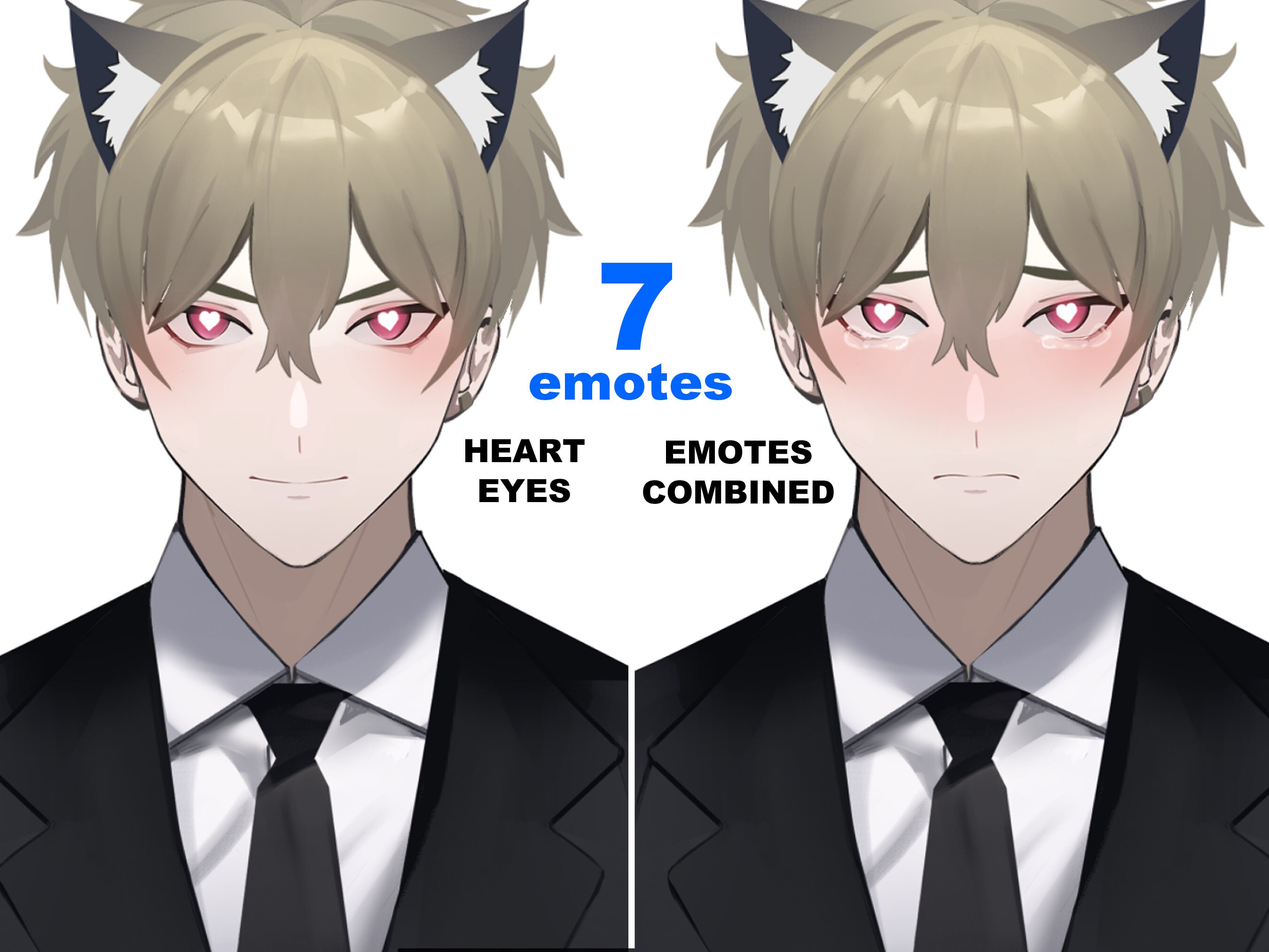 Premade Vtuber Color Customizable 4 Toggle Switches 1 - Etsy Canada