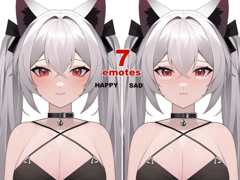 Premade Vtuber Color Customizable 6 Toggle Switches 7 Cute Etsy