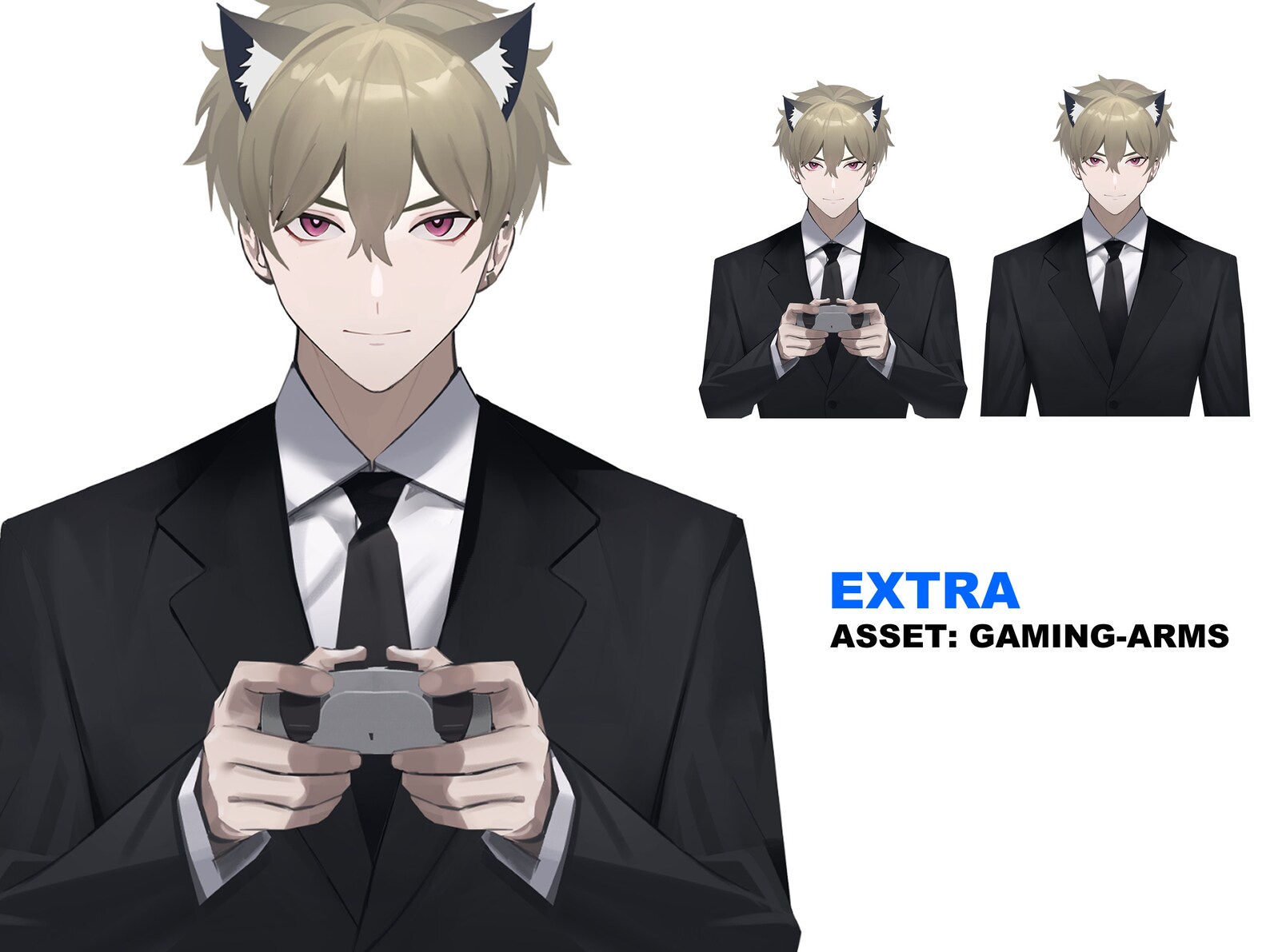 Premade Vtuber Color Customizable 4 Toggle Switches 1 - Etsy Canada