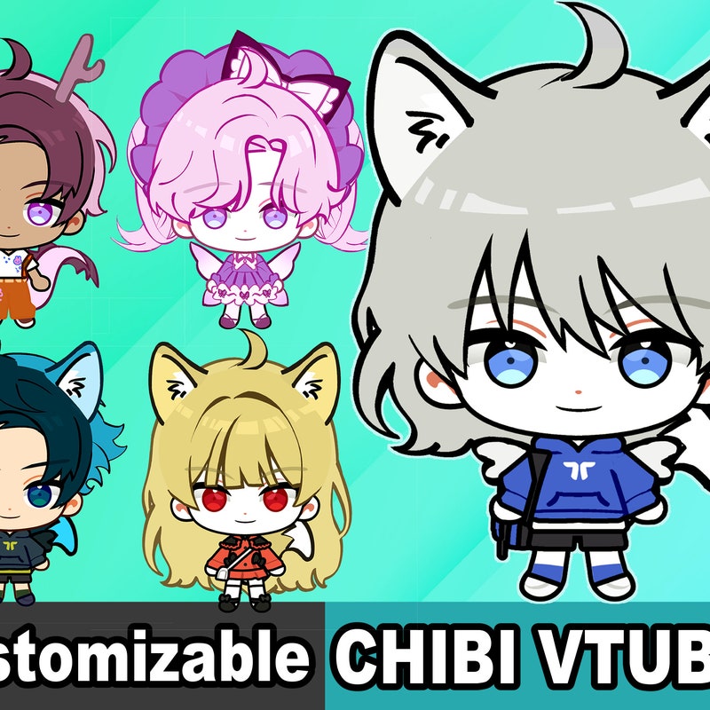 Chibi Vtuber Model - Etsy
