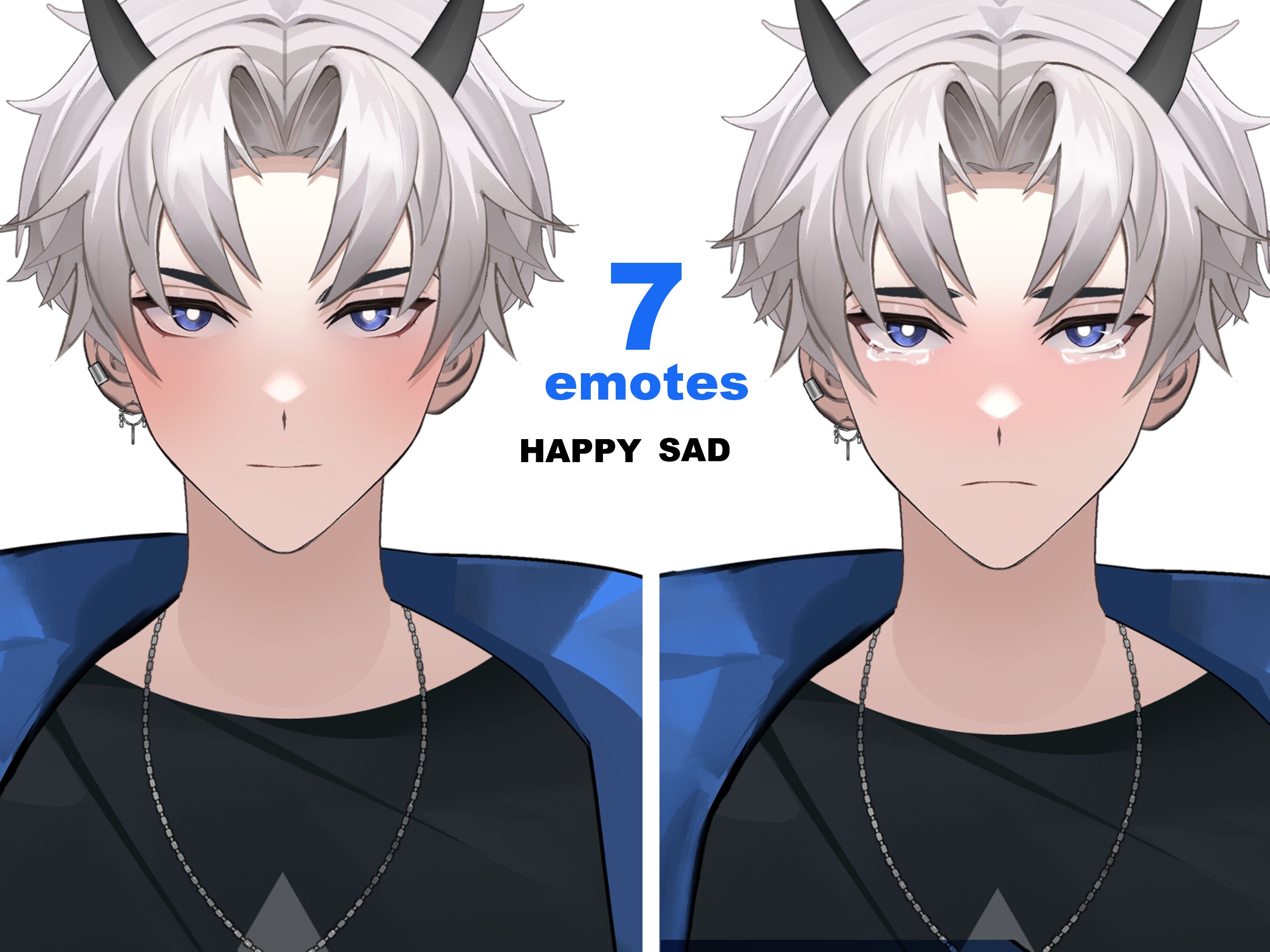 Premade Vtuber Color Customizable 6 Toggle Switches 7 Cute - Etsy Singapore