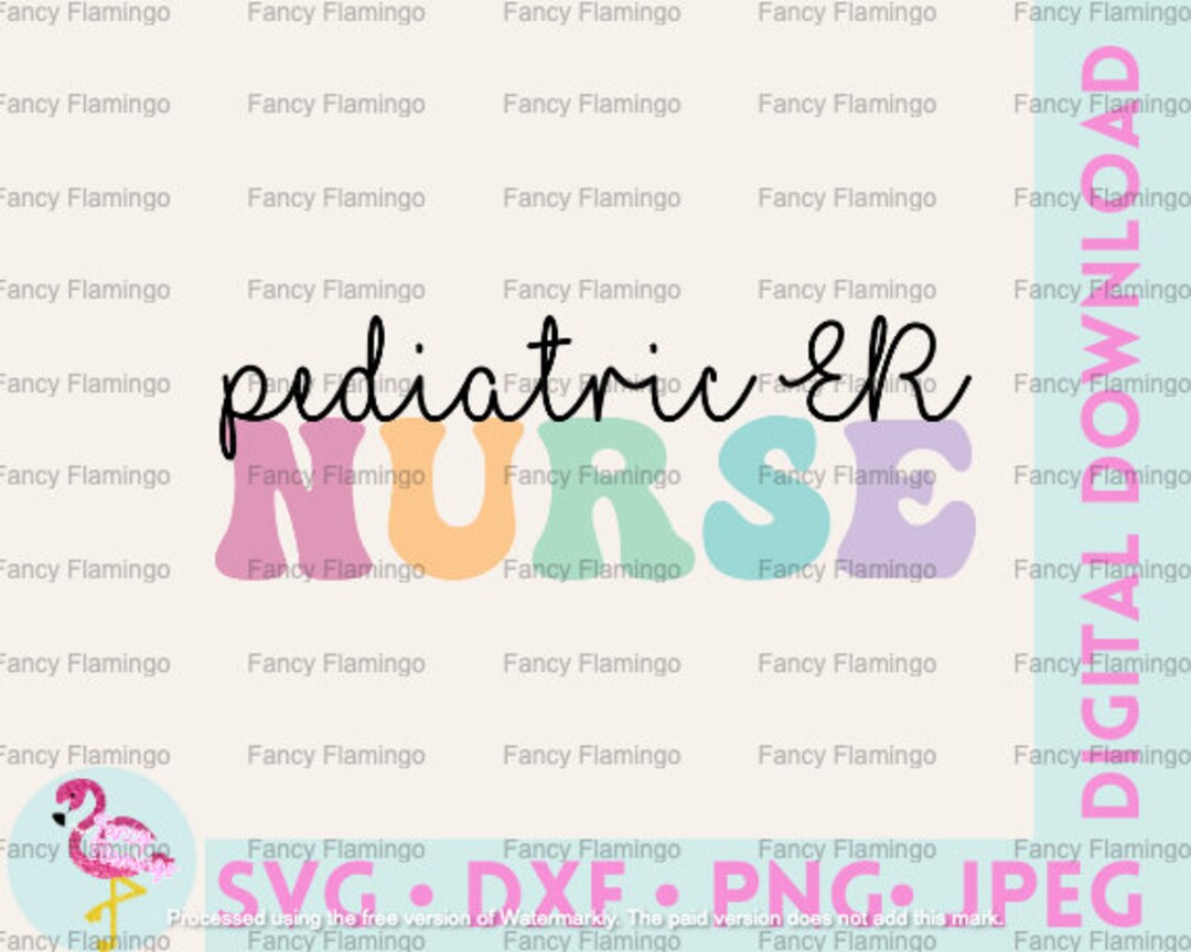Pediatric ER Nurse, Peds ER Nurse, Pediatric Nurse Digital Download for ...