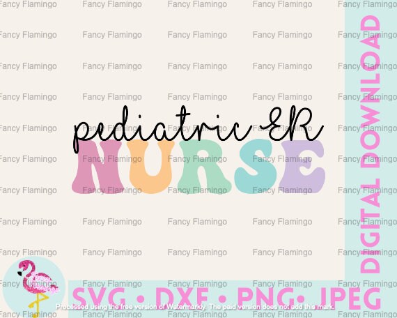Pediatric ER Nurse, Peds ER Nurse, Pediatric Nurse Digital Download for ...