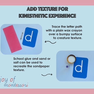 Printable Montessori Sandpaper Letters, DIY Sandpaper Letters for ...
