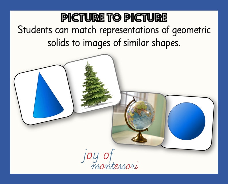 Montessori Geometric Solids Extensions - Etsy