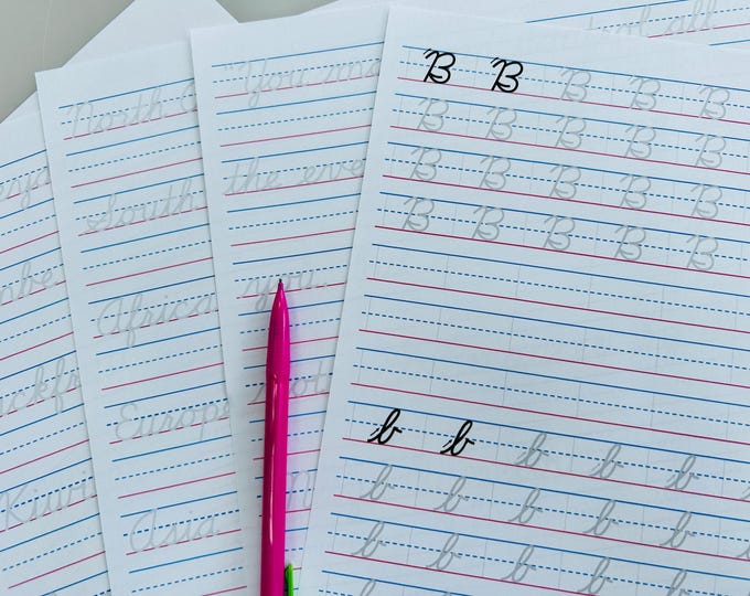 Printable Biblical Cursive Writing Practice Book for Kids and Adults ...