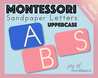 Alphabet Printable | Preschool & Homeschool | Montessori 'sandpaper ...