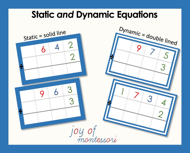 Montessori Division With Golden Beads - Etsy