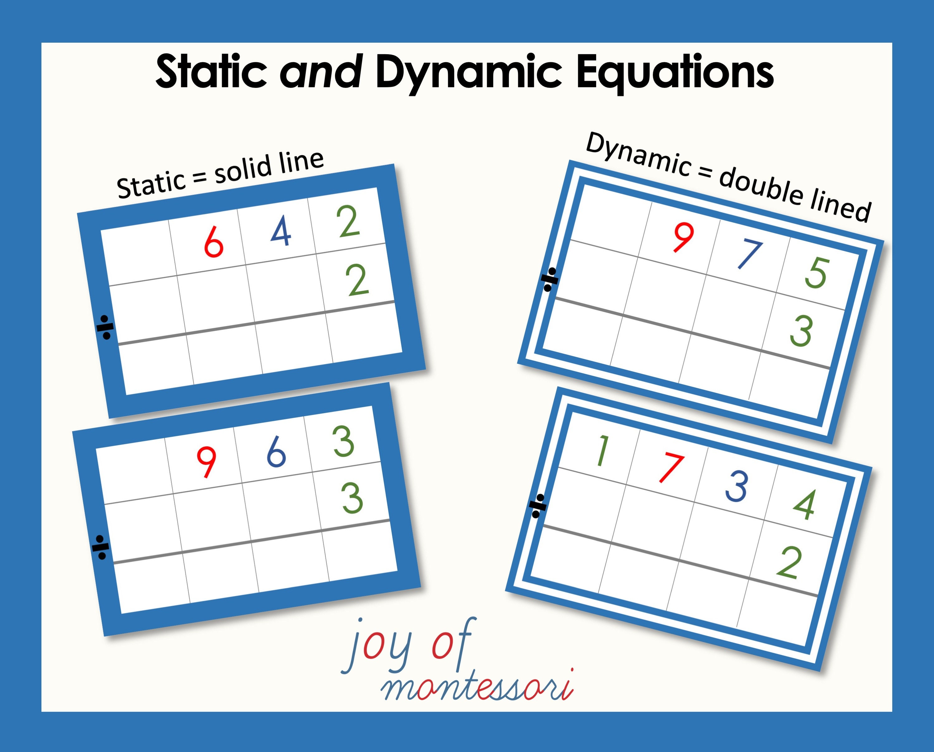 Montessori Division With Golden Beads - Etsy