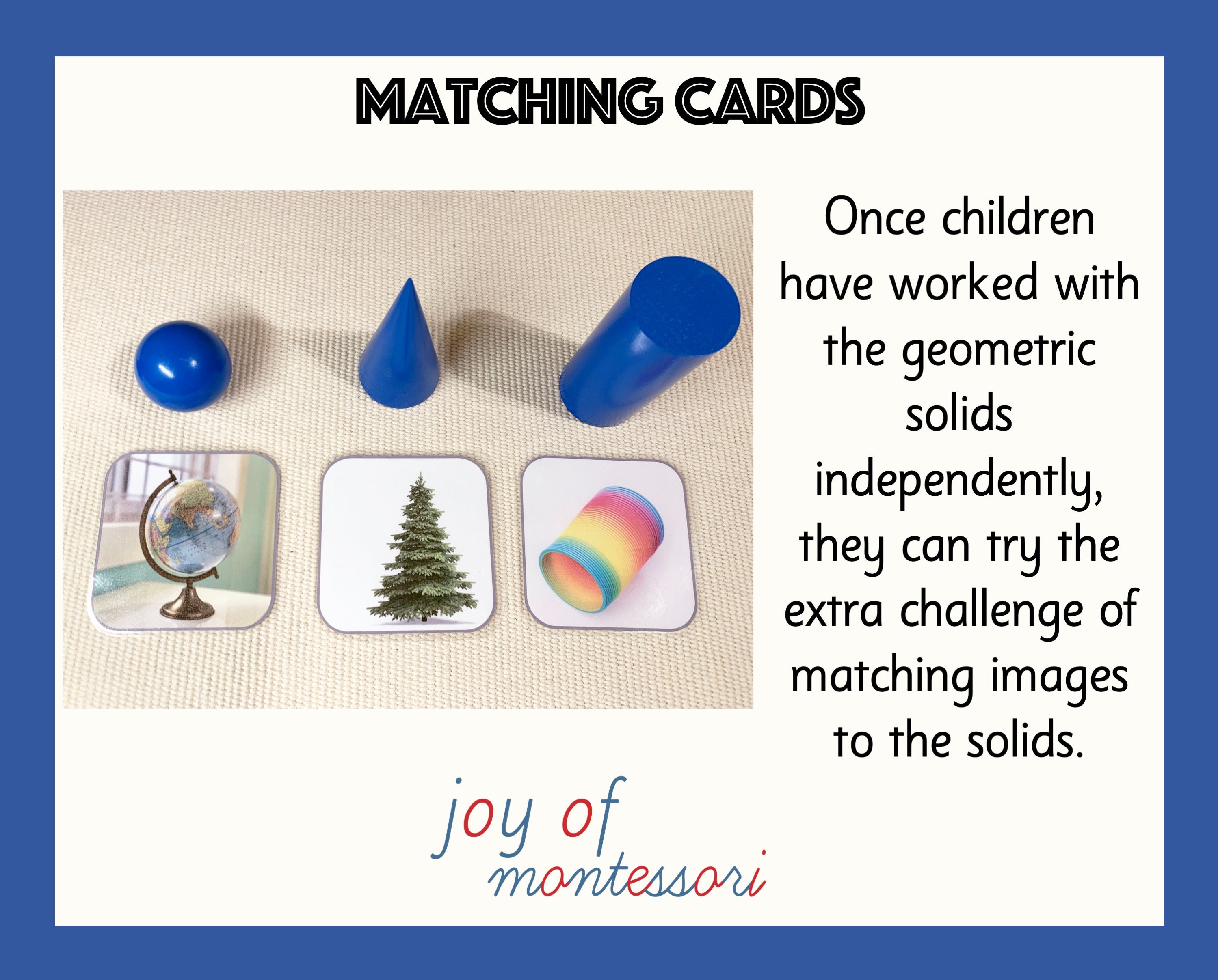 Montessori Geometric Solids Activity Bundle - Etsy