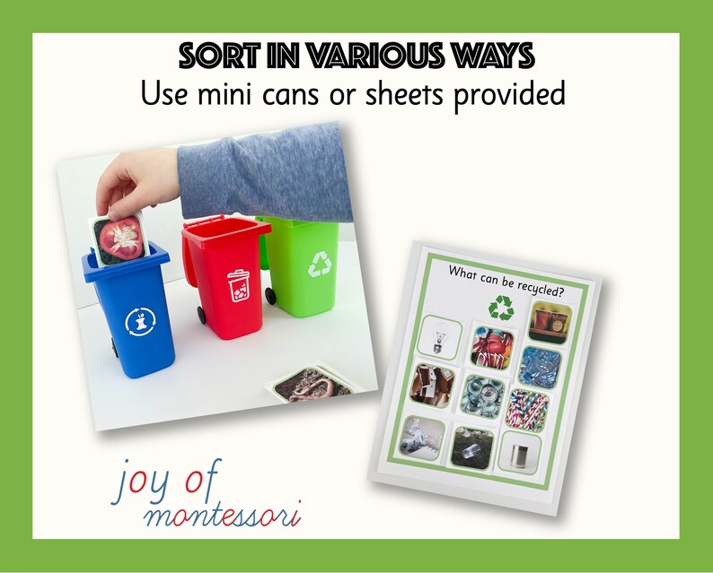 Trash, Recycling, and Compost Sorting Activity - Etsy