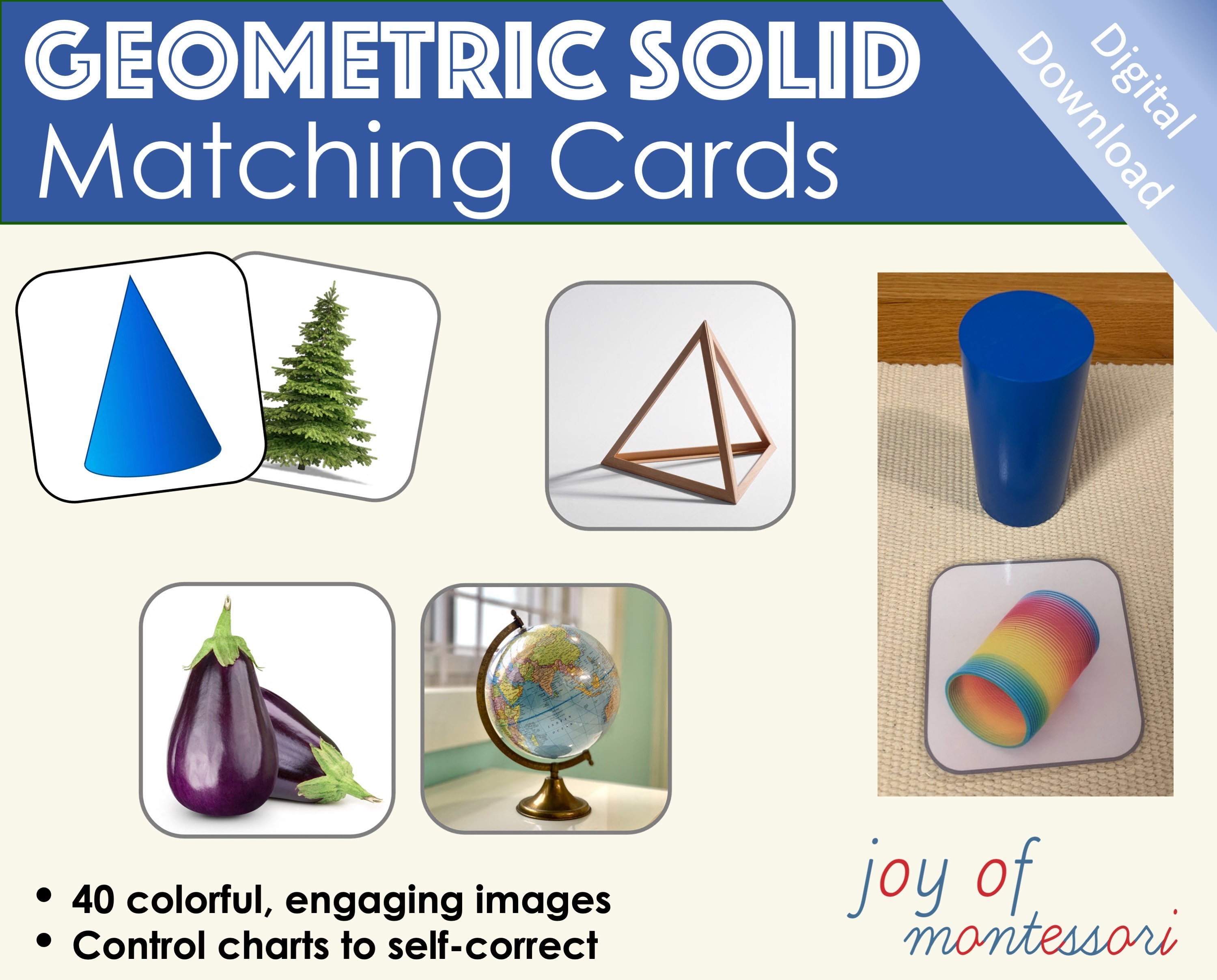 Montessori Geometric Solids Extensions - Etsy