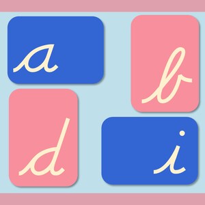 Montessori Sandpaper Letters Bundle - Print and Cursive, DIY Sandpaper ...