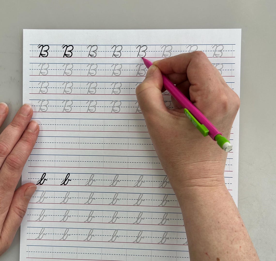 Printable Cursive Handwriting Worksheets for Cursive Practice Book ...