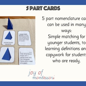 Montessori Geometric Solids Activity Bundle - Etsy