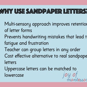 Montessori Sandpaper Letters Bundle - Print and Cursive, DIY Sandpaper ...