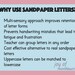 Lowercase Cursive Sandpaper Letters, DIY Sandpaper Letters, Montessori ...
