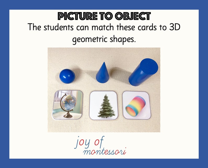 Montessori Geometric Solids Extensions - Etsy