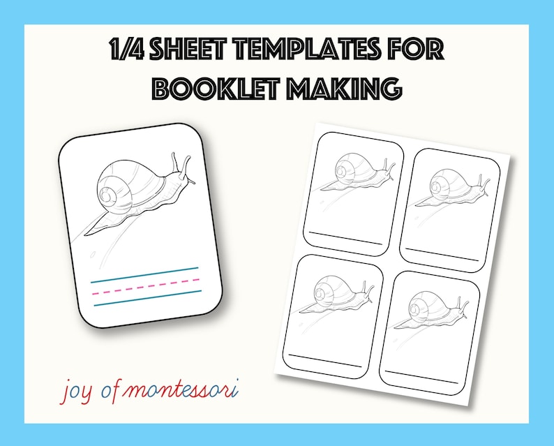 Parts of a Snail Montessori Science Nomenclature Cards - Etsy