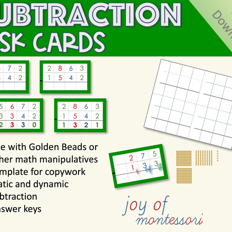 Montessori Materials - Etsy