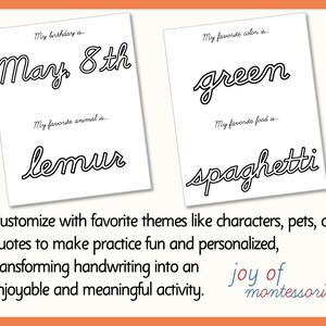 Printable Custom Cursive Worksheets for Name Tracing Handwriting ...