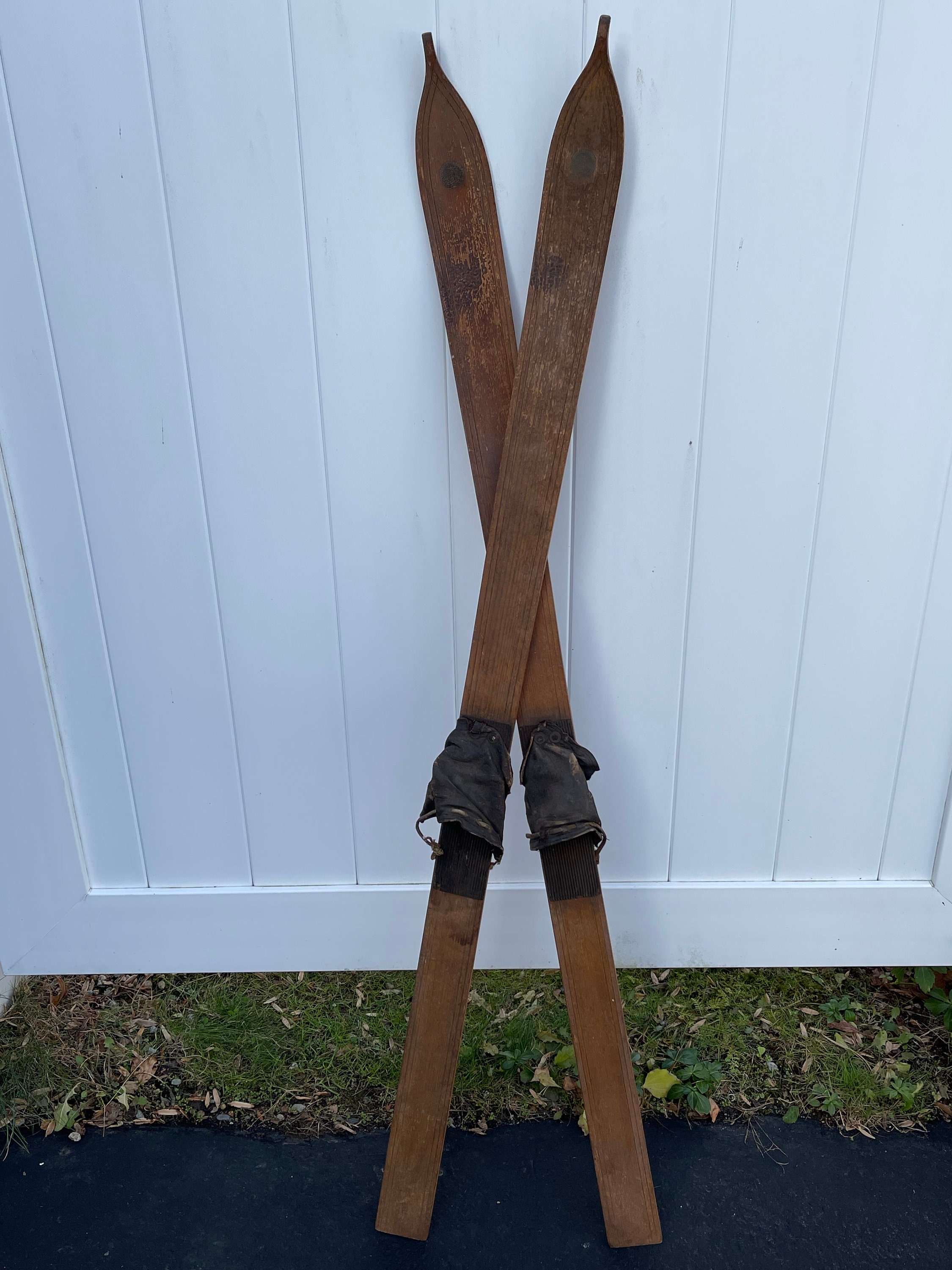 Antique Wooden Skis