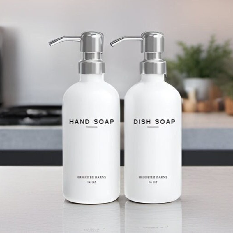 Soap Dispenser Set - Etsy