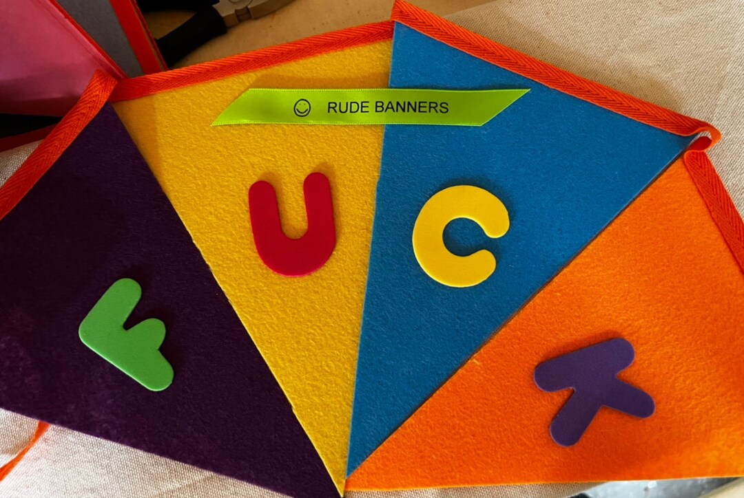 Handmade Felt Banners With Any Message You Like - Etsy