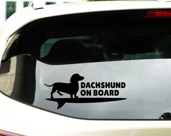 Disabled Wiener on Board Vinyl Sticker/decal, Disabled Dog, Handicap ...