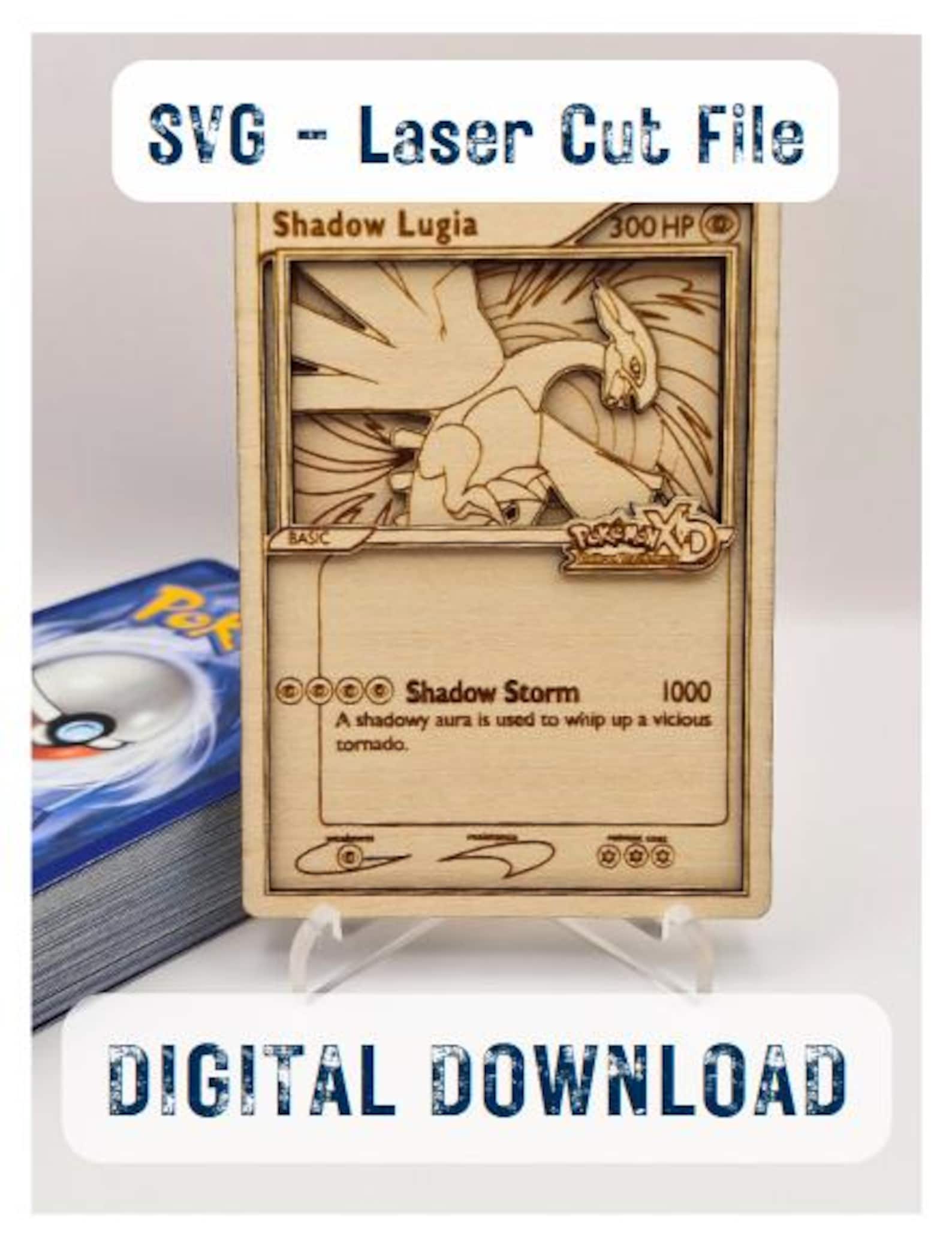 Shadow Lugia Inspired Layer Art | Pokémon Card SVG | Laser Cut File ...